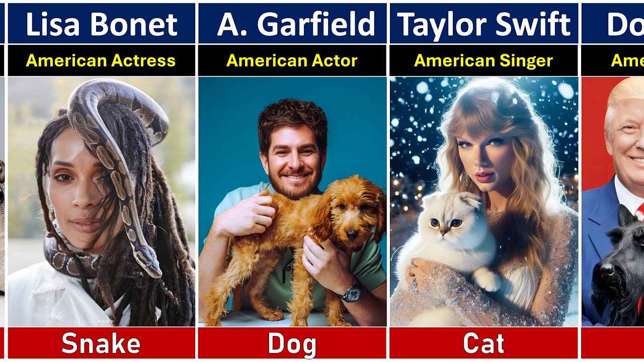 Famous Celebrities & Their Pets - YouTube