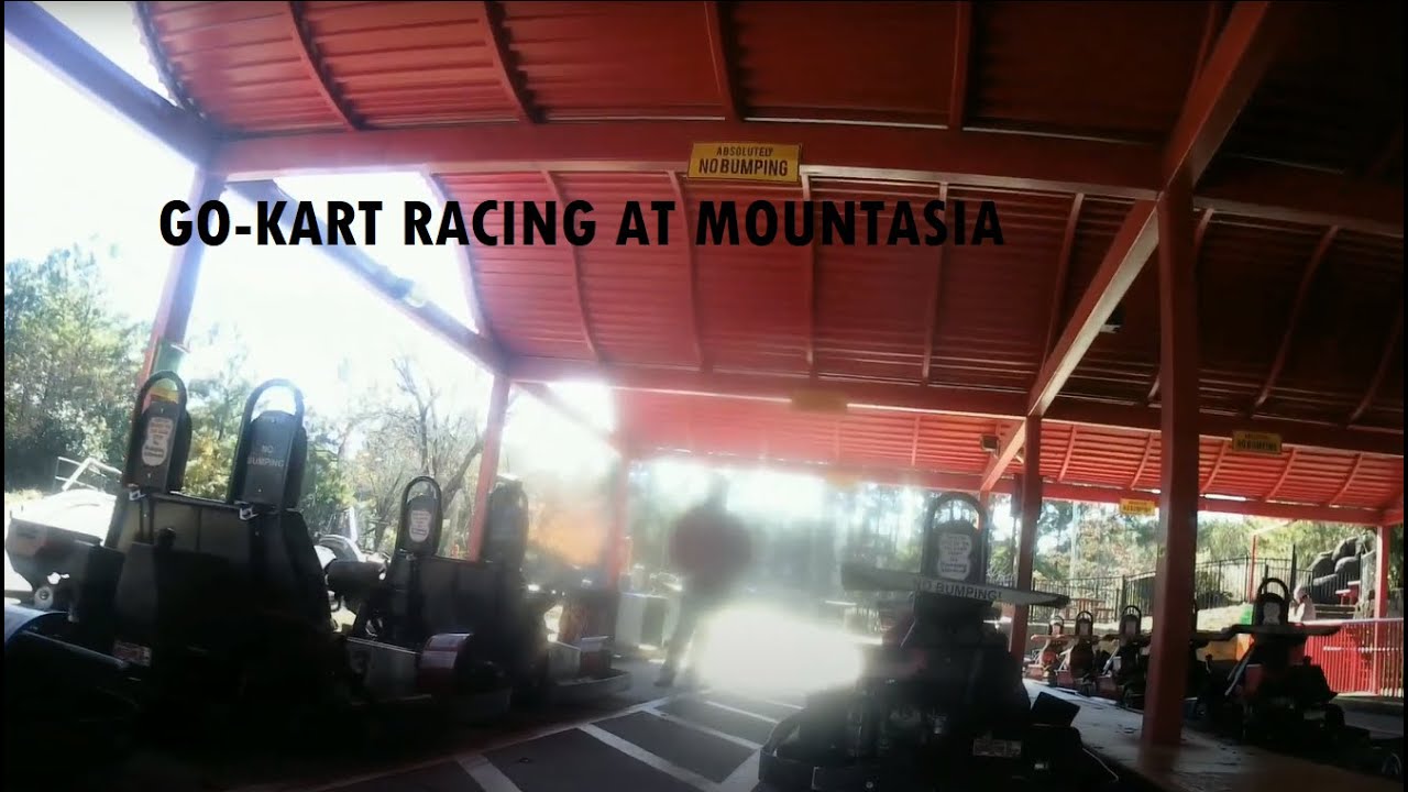 Racing Go-Karts with my friend, Cameron at Mountasia in Marietta, GA 11 ...