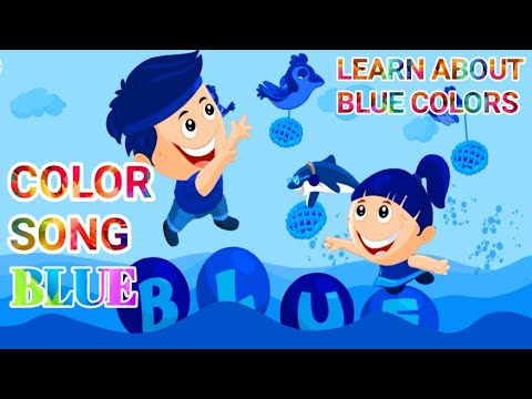 Let's Learn The Blue Colors! - Cartoon Animation Color Songs for ...
