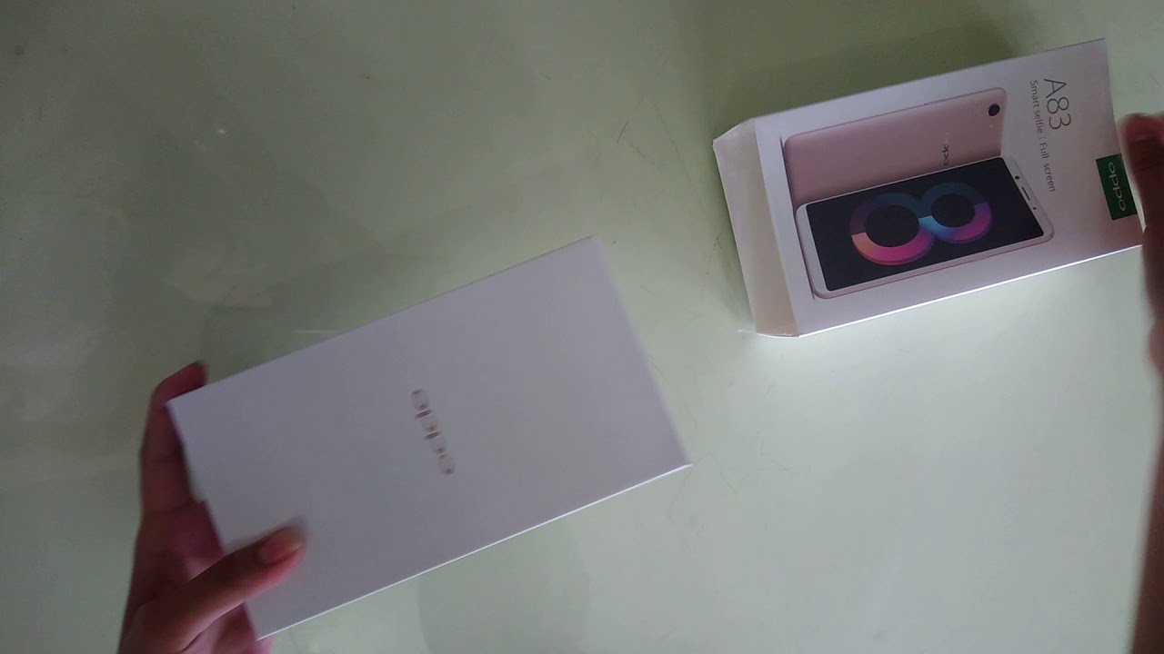 Oppo A83 Unboxing color black - YouTube