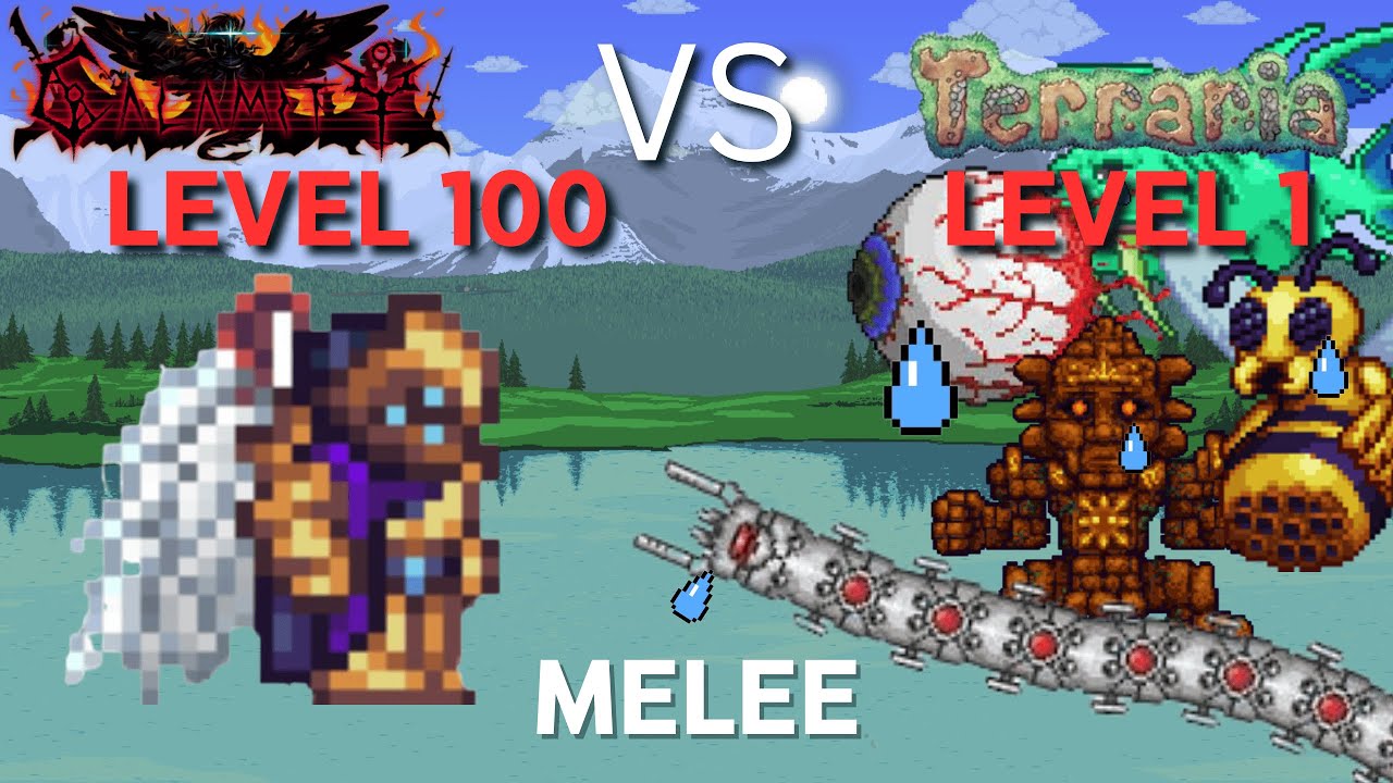 OP MELEE CALAMITY vs ALL TERRARIA BOSSES - YouTube