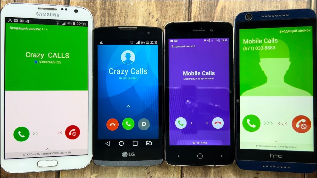 Checking Phone Cameras, Crazy Mobile Fake, Real Calls GT-N7100, LG H324 ...