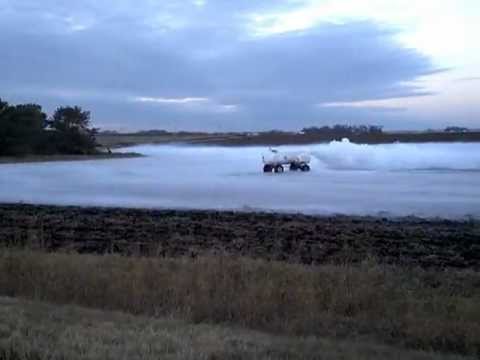 Anhydrous tank leak - YouTube