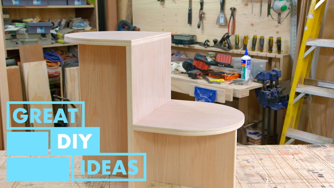 How to make a Simple Step Seat | DIY | Great Home Ideas - YouTube