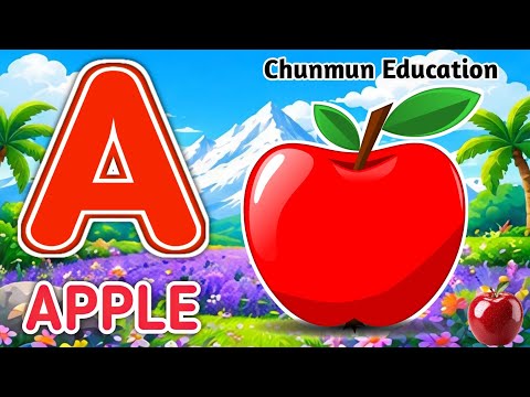 ABC Alphabet Song for Kids | Learn A to Z Letters (A for Apple)