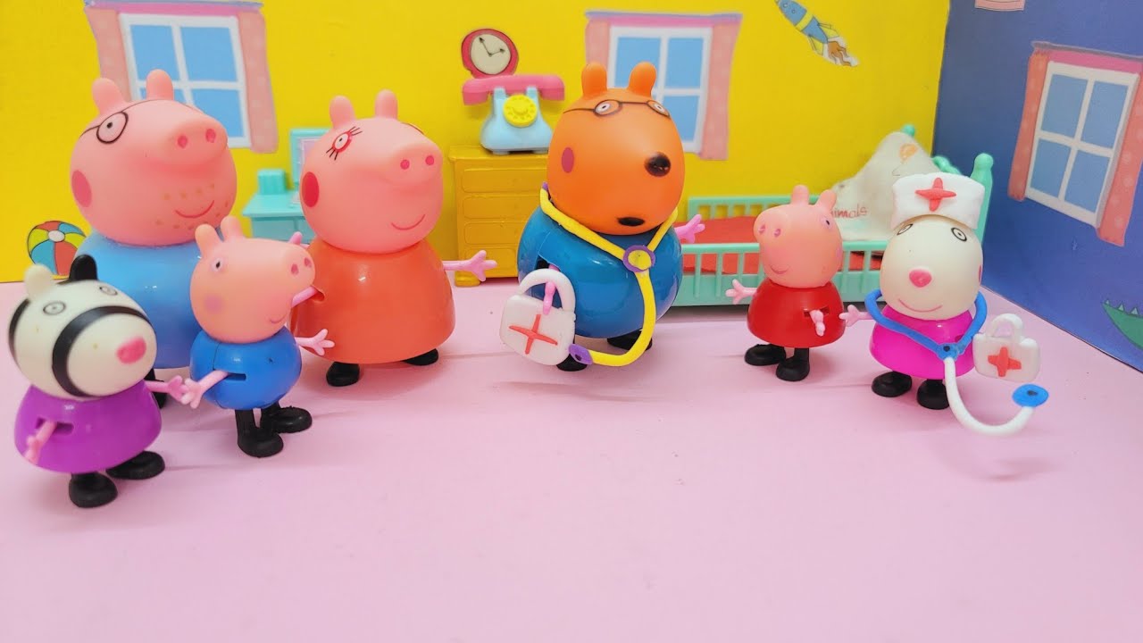 Peppa Pig is Sick: Doctor and Friends Pay a Visit and Have a Lot of Fun ...