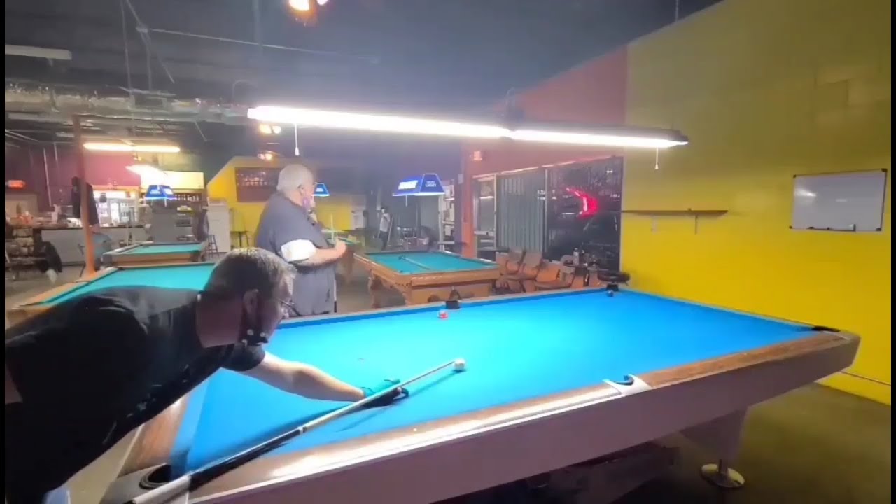 Golf on a 10ft Brunswick snooker table - YouTube