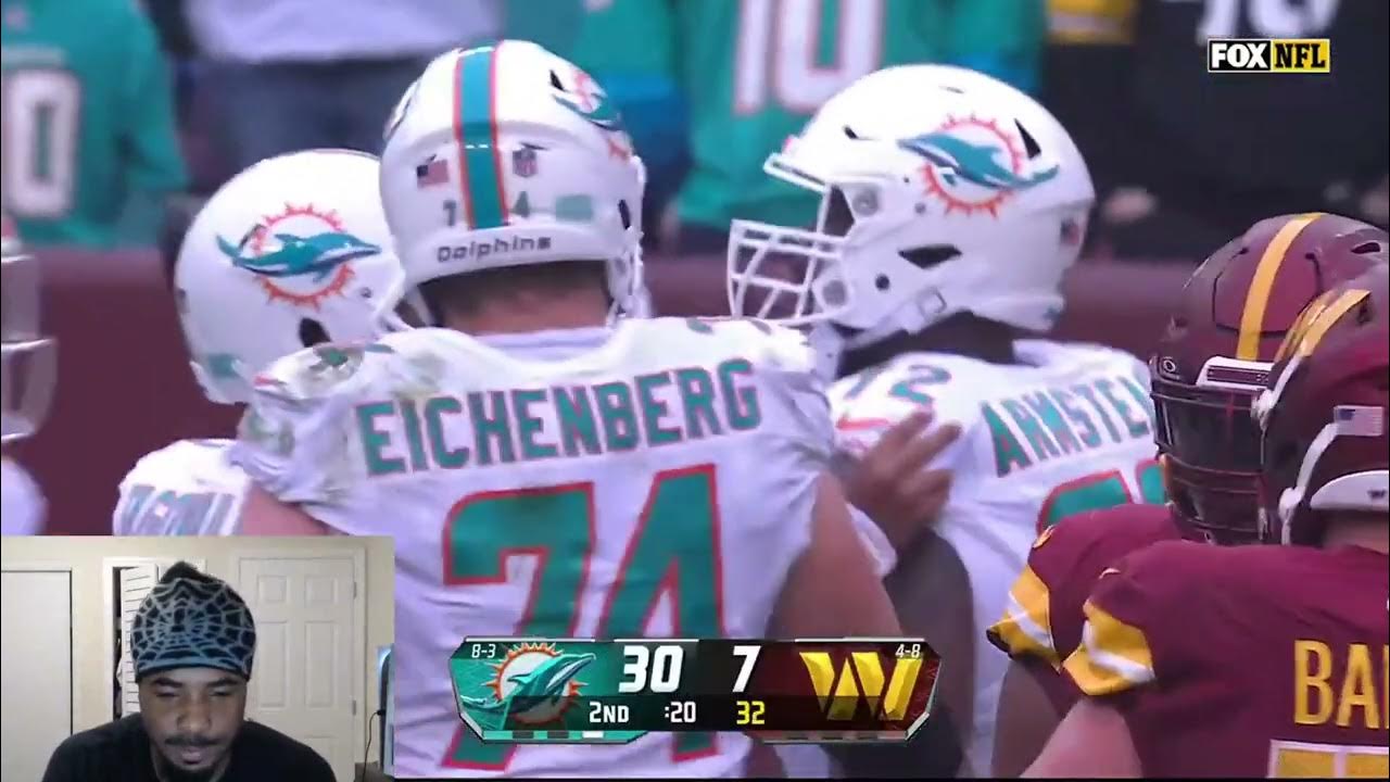 Miami Dolphins vs Washington Commanders| Full Game Highlights(Reaction Video) - YouTube