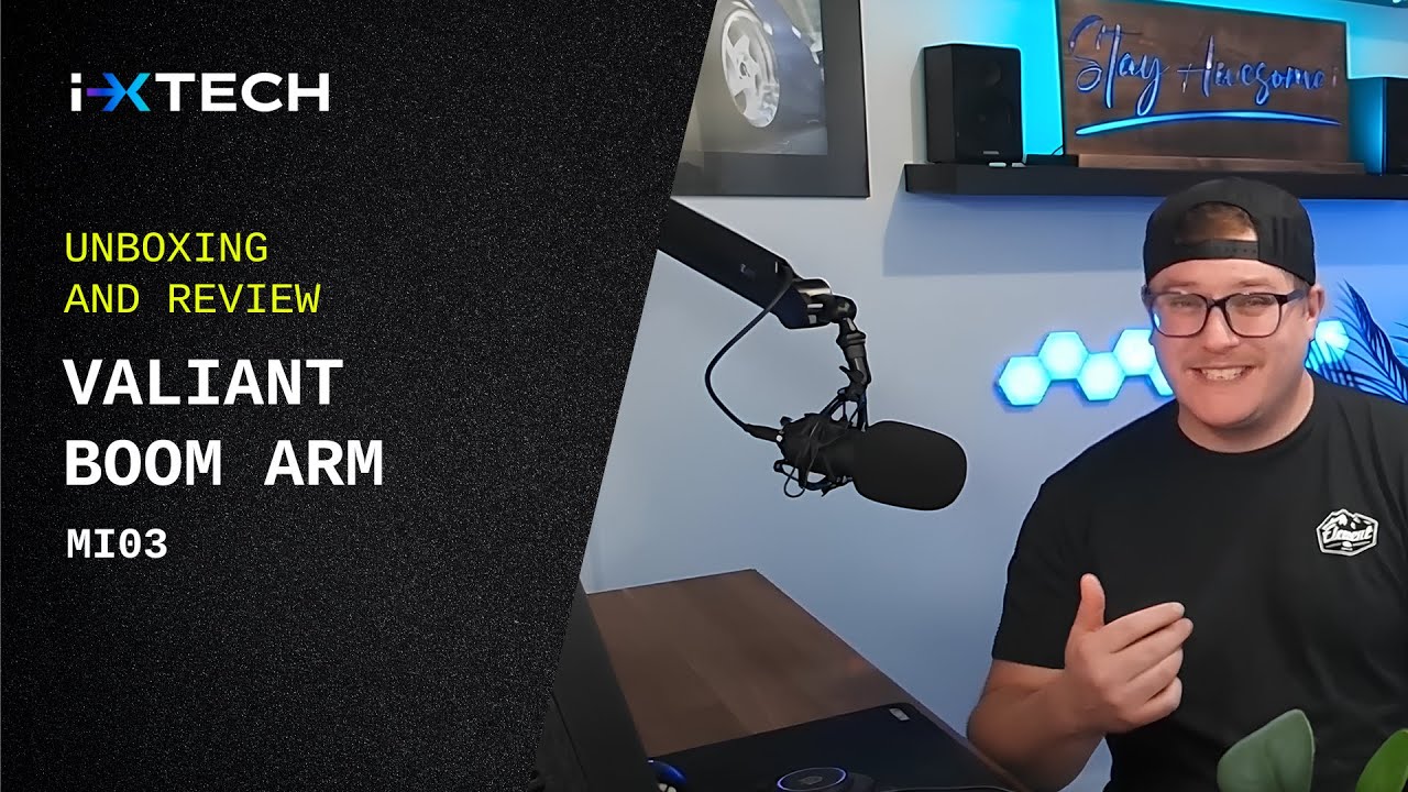 IXTECH Valiant Boom Arm Unboxing And Review - YouTube