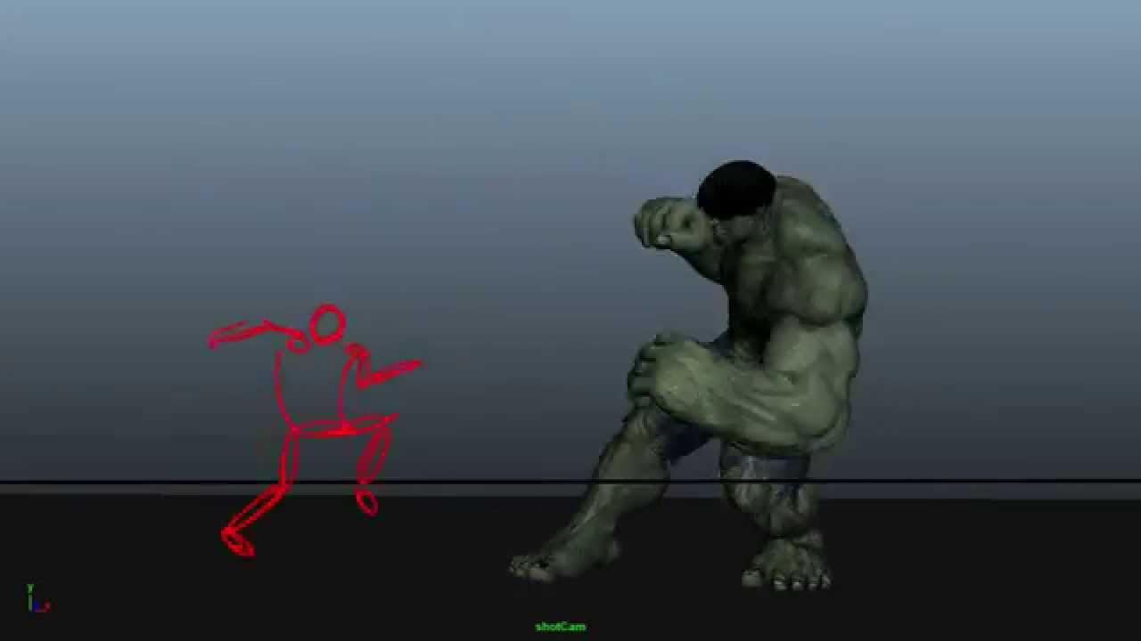 Hulk Fight Scene - Previz - YouTube