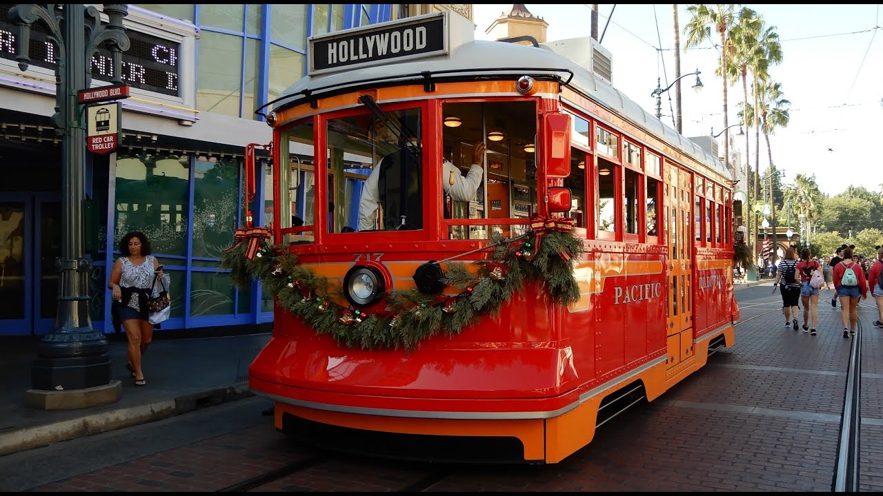 Red Car Trolley - Disney California Adventure - YouTube