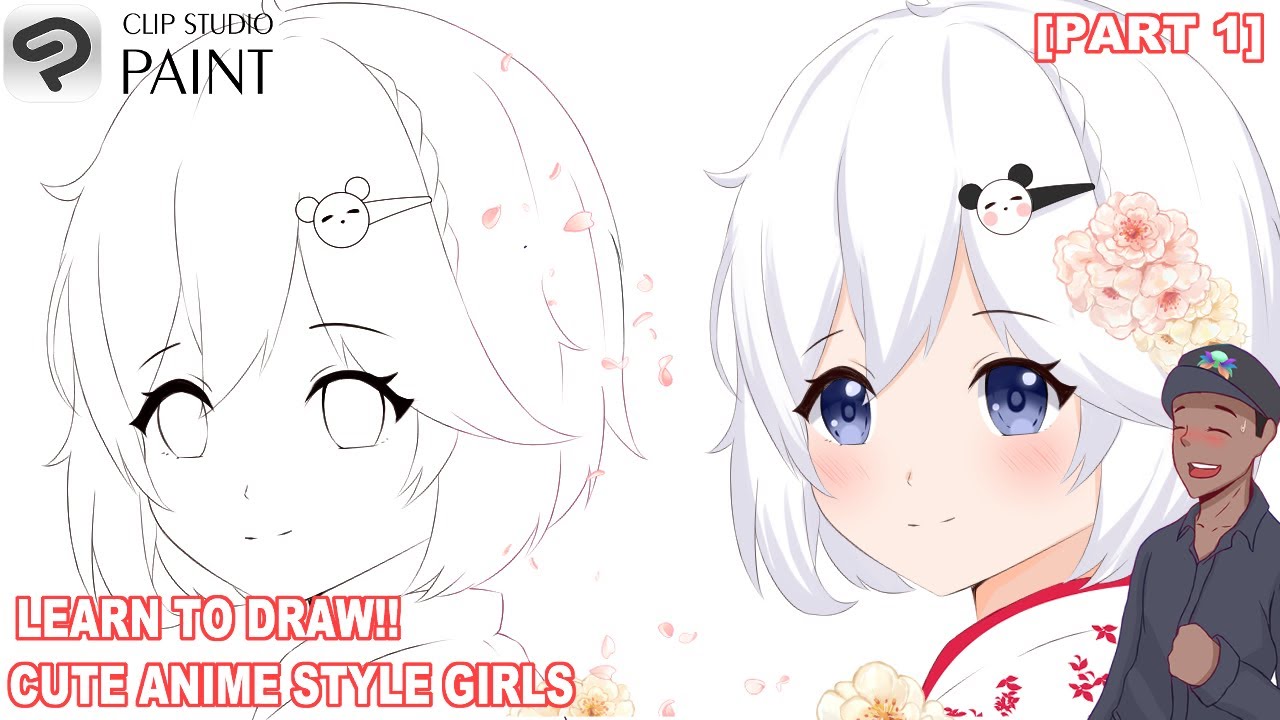 (Clip Studio Paint) Drawing Cute Anime Girls: Essential Guide for ...