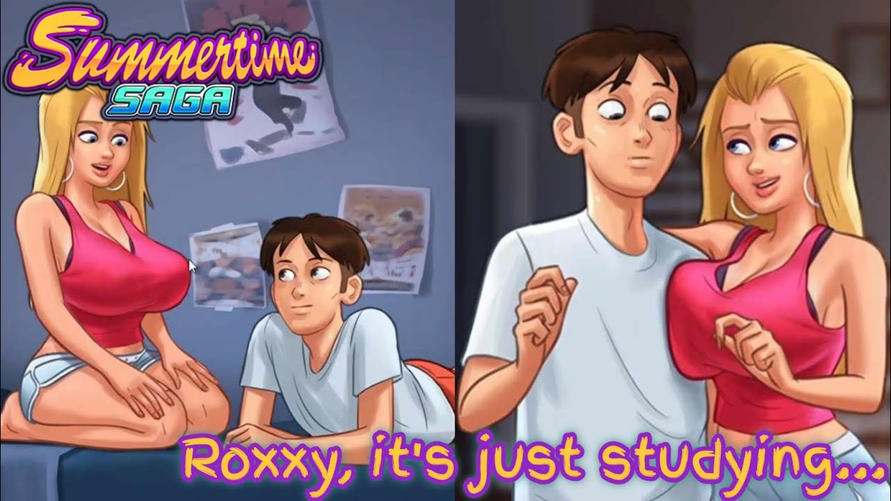 Studying with Roxxy /Summertime Saga #13\ - YouTube