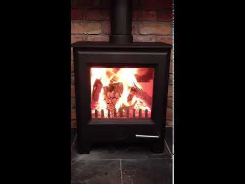 Woodwarm fire gem 6kw - YouTube