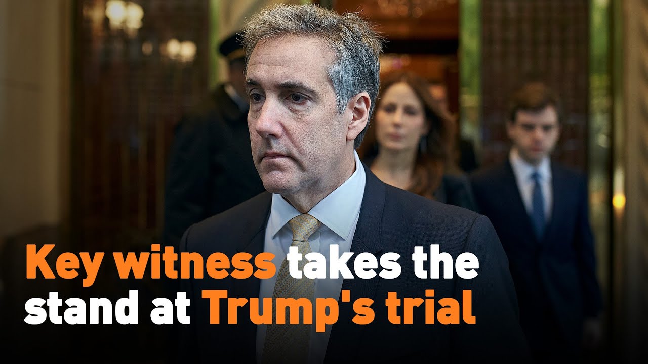 Key witness takes the stand at Trump's trial - YouTube