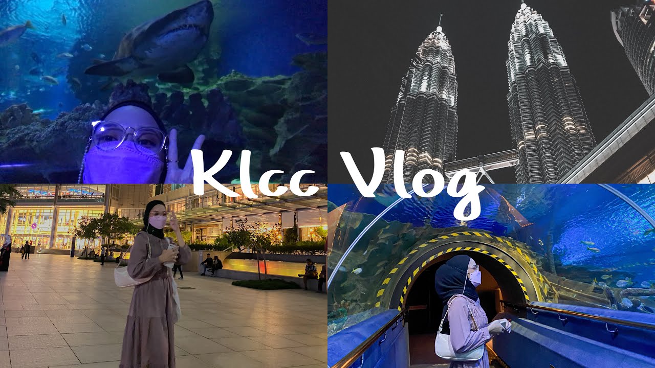 •klcc Vlog• // Aquaria klcc, meet Shark, Shopping Haul, Night walk and ...