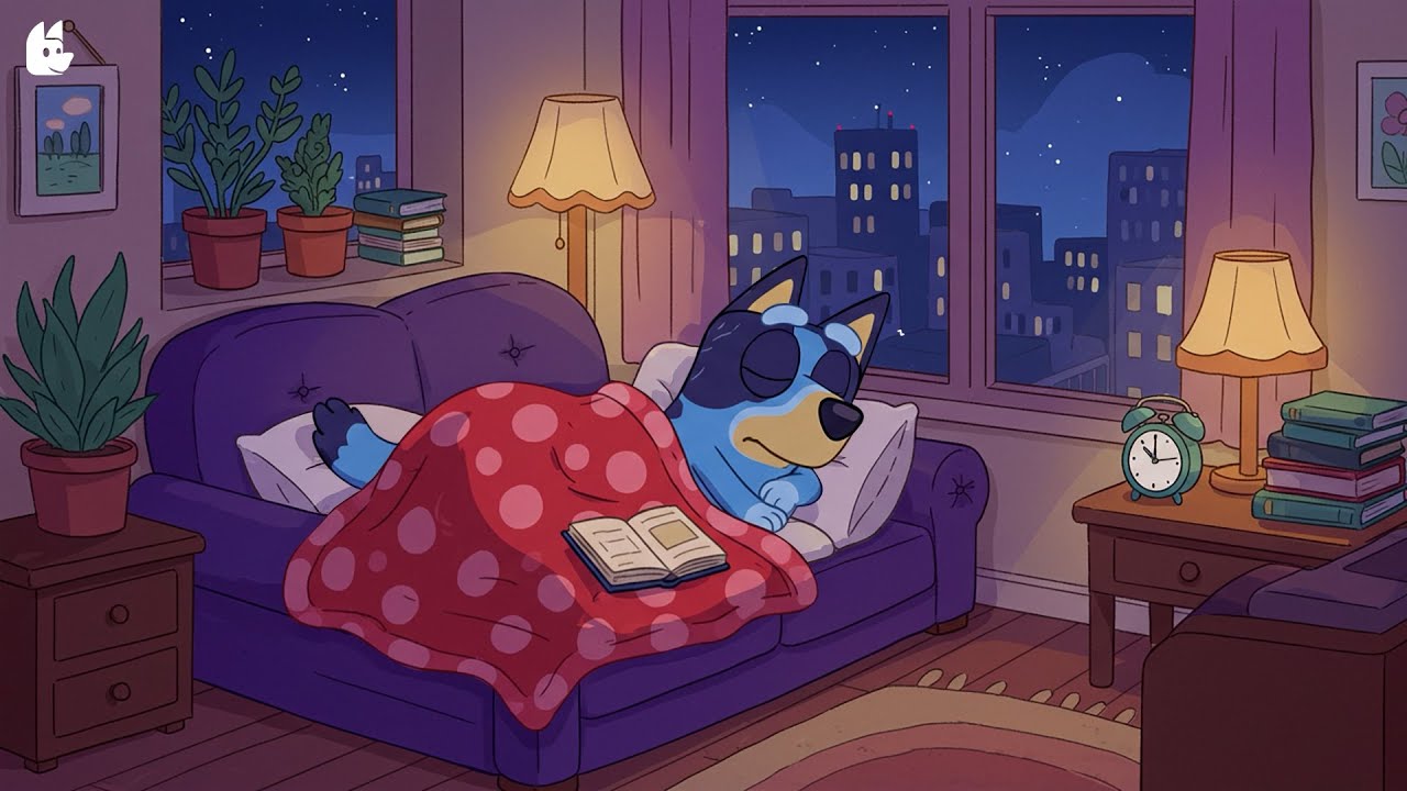 Bluey's Dreamy Lofi 🌙Chill Beats for a Stress-Free Mind & Focused ...