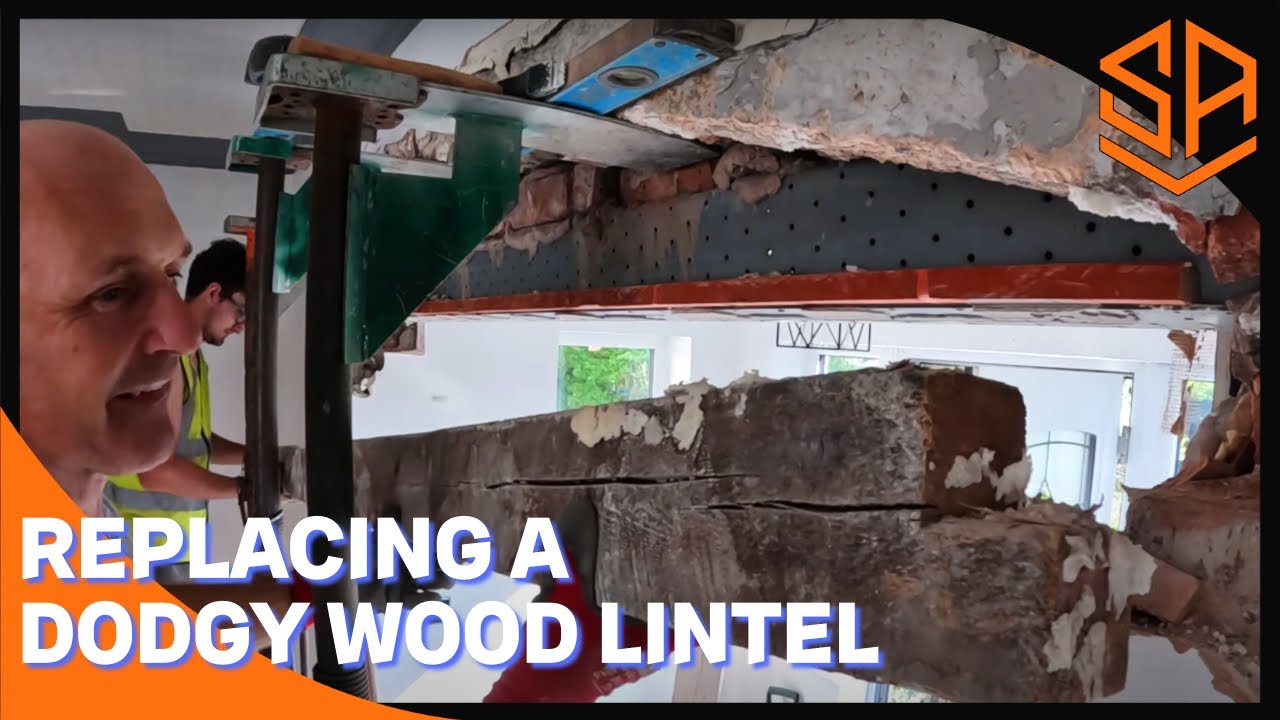 MORE DODGY WORKMANSHIP!! NEW STEEL BEAM - YouTube