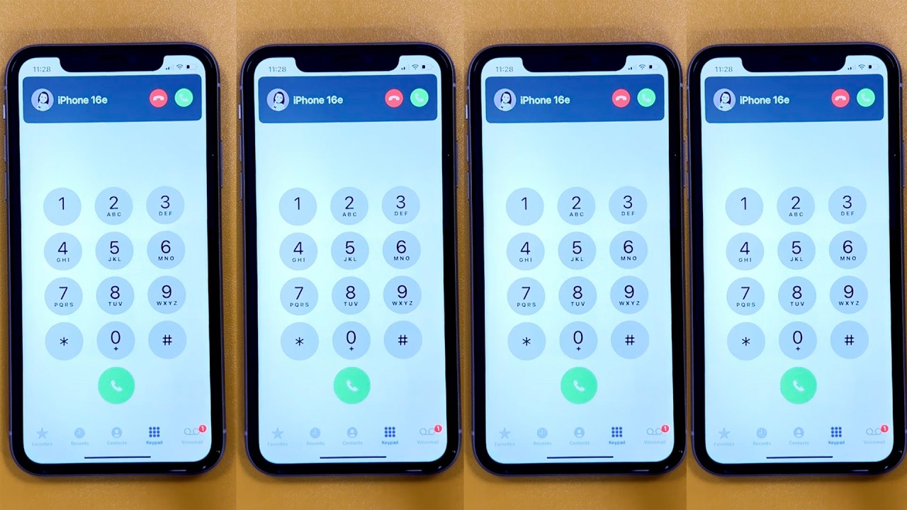 INCOMING CALL IPHONE 16E OUTGOING CALL - YouTube