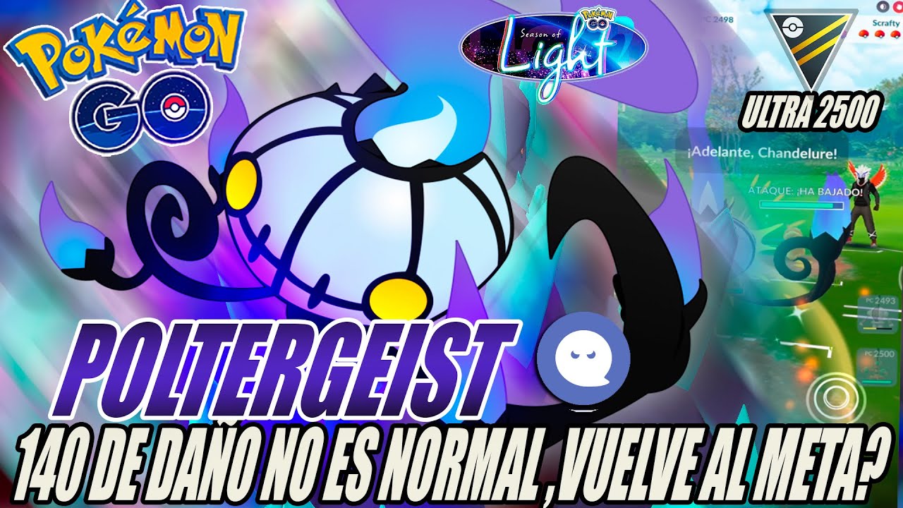 ¡CHANDELURE con POLTERGEIST! ASÍ RINDE EN PVP antes de su COMMUNITY DAY ...