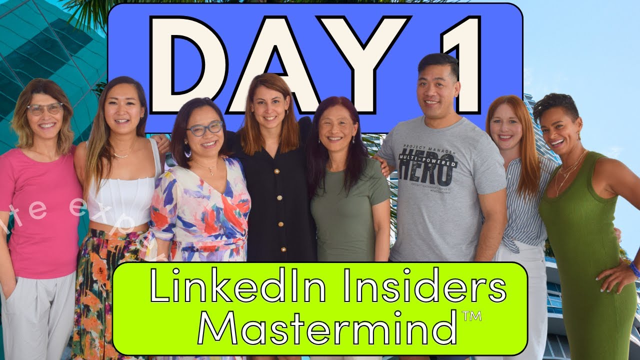 LinkedIn Business Mastermind in Miami | Day 1 Behind the Scenes - YouTube
