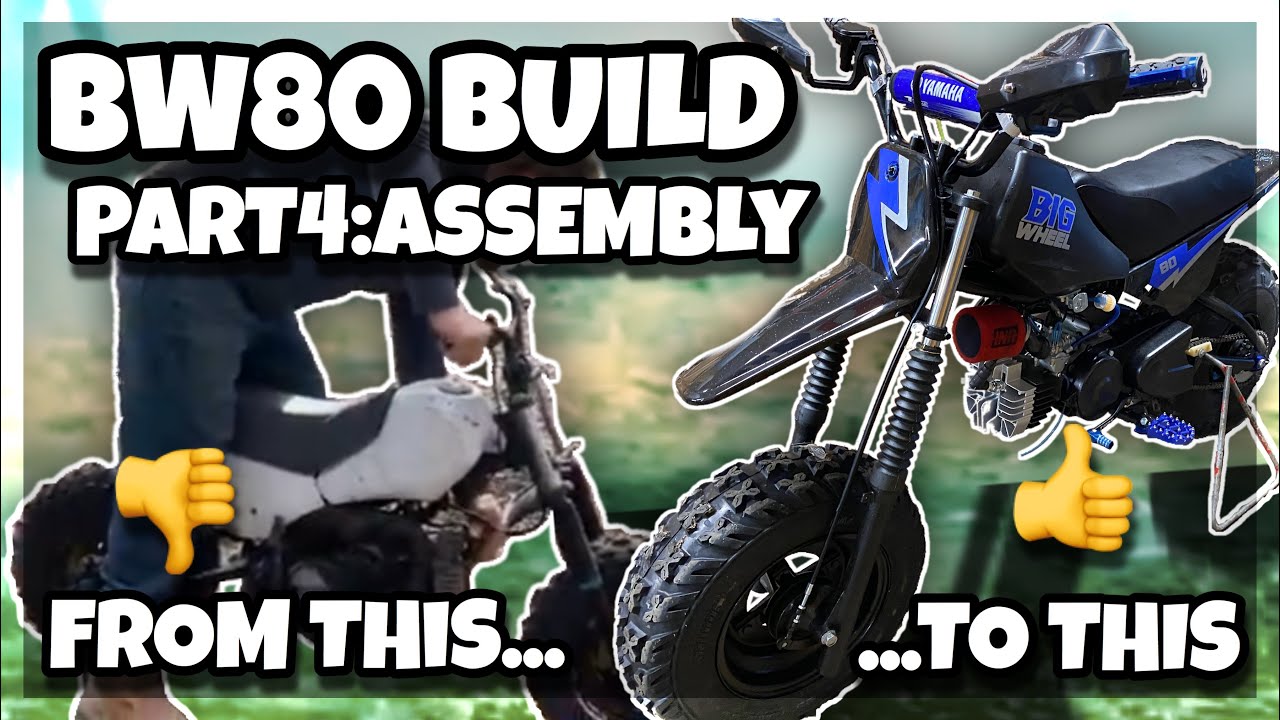 BW 80 Part 4: Assembly | Yamaha Bigwheel 80 Build - YouTube