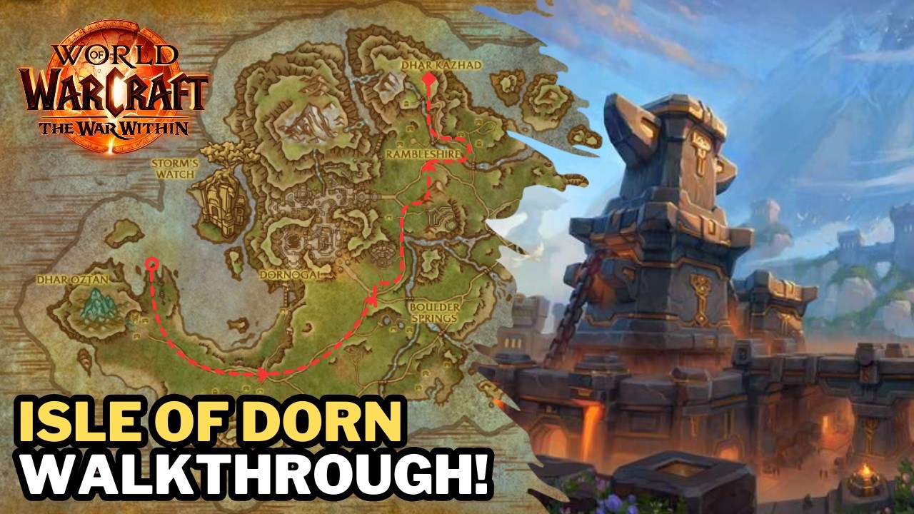 The War Within - Isle of Dorn Walkthrough | How Long It Takes To Cross ...