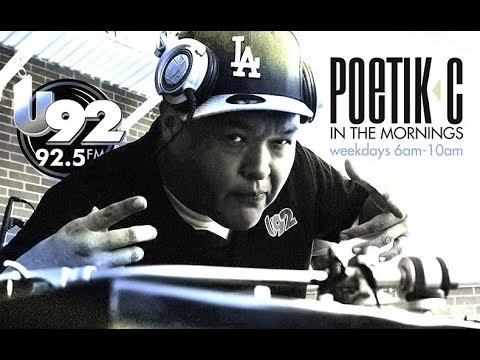 Poetik KUUU U92 Radio Station Aircheck - YouTube