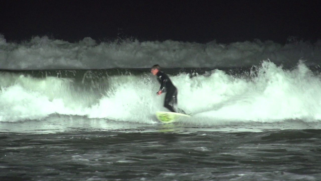 Night Surfing with Vision X LED Lighting - YouTube