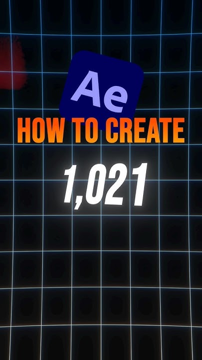 how to create number counter in after effects #aftereffects #tutorial ...