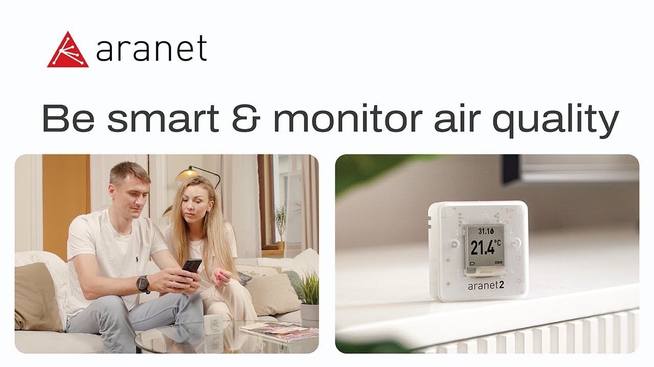 The Aranet2 HOME - Understand and improve your environment - YouTube