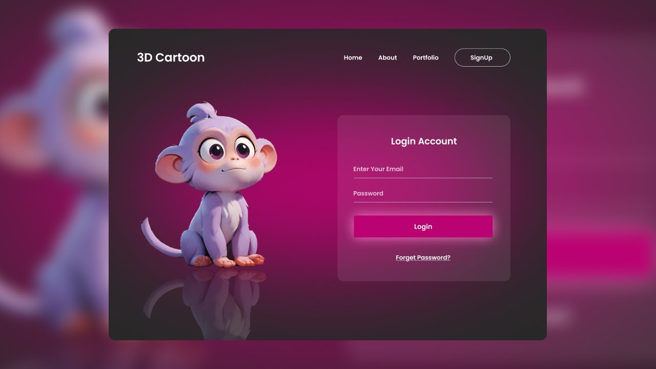 Login Page Design in Figma | Figma UI UX | Website Design In Figma ...
