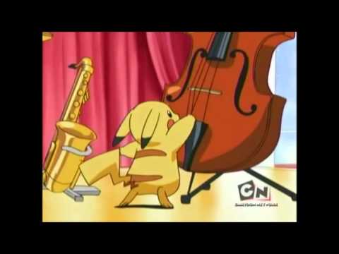 Pikachu playing the music instrument! - YouTube