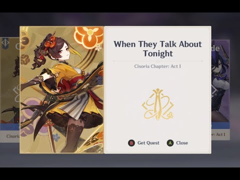 Genshin Impact - Cisoria Chapter: Act I - When They Talk About Tonight ...