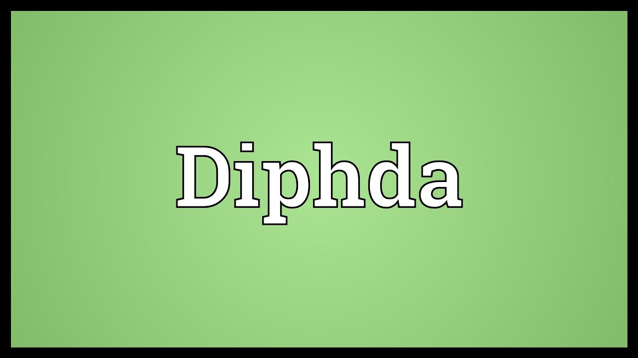 Diphda Meaning - YouTube
