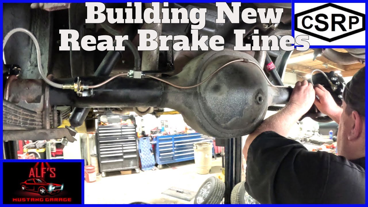 CSRP Rear Disc Brakes - Re-building The Brake Lines - 1966 Mustang ...