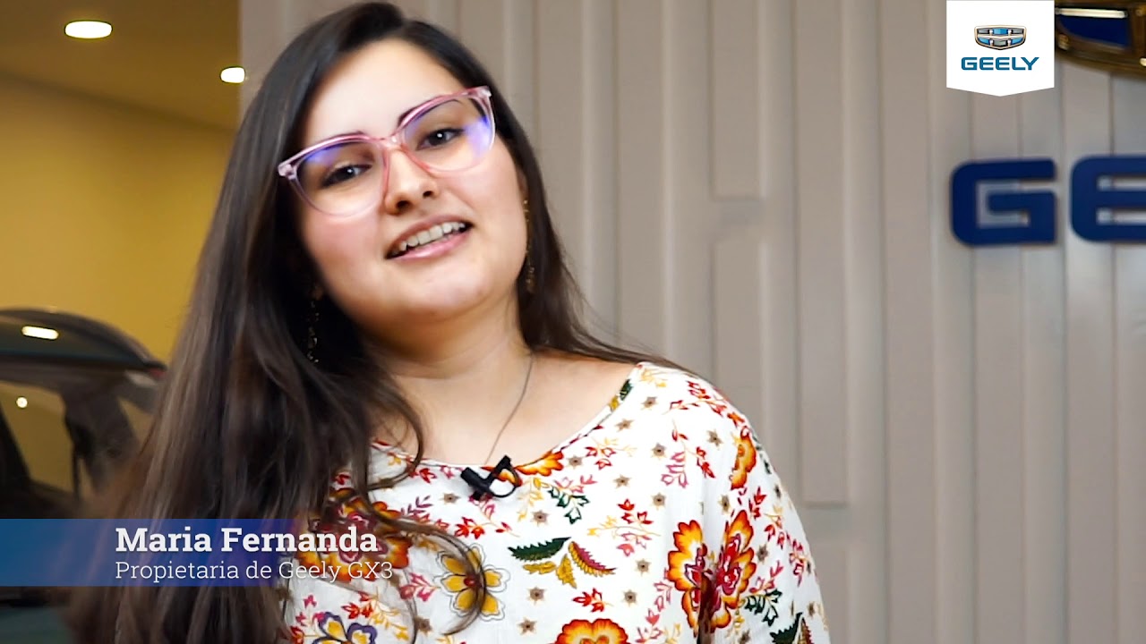 Testimonial Cliente Maria Fernanda sobre Nuevo Geely GX3 - YouTube