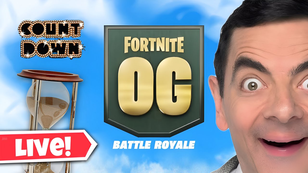 🔴 OG FORTNITE LIVE COUNTDOWN! - CHAPTER 4 SEASON 5!! - YouTube