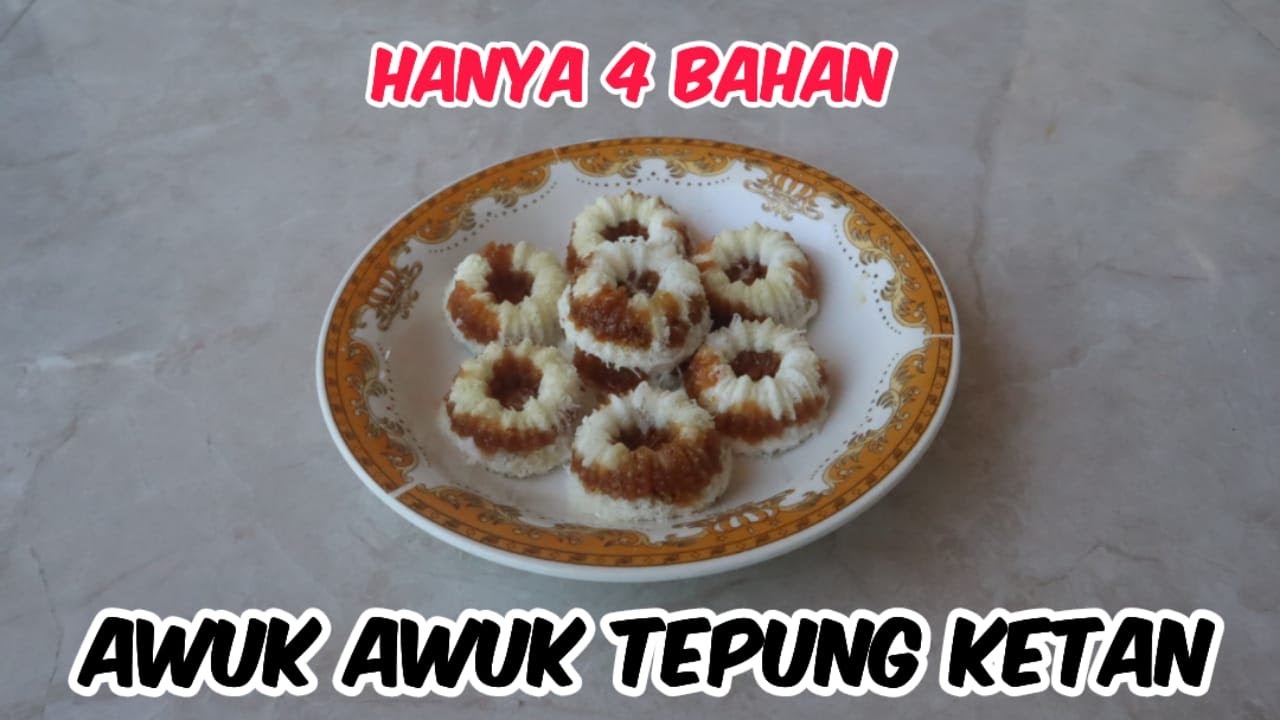 Resep cara membuat kue awuk awuk tepung ketan yang enak dan lembut ...