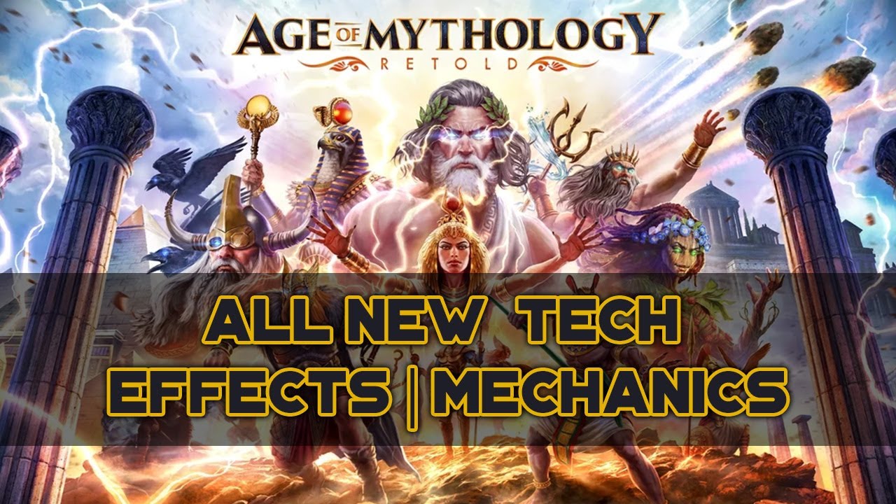 Every NEW Tech Effect/Mechanic So Far In AoM Retold - YouTube