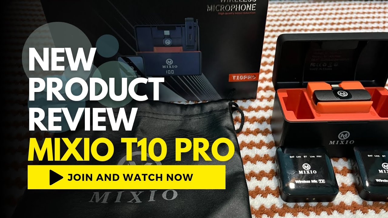 MIC WIRELLES || CLIP ON TERBAIK 2024 DARI MIXIO T9 / T10 PRO - HARGA ...