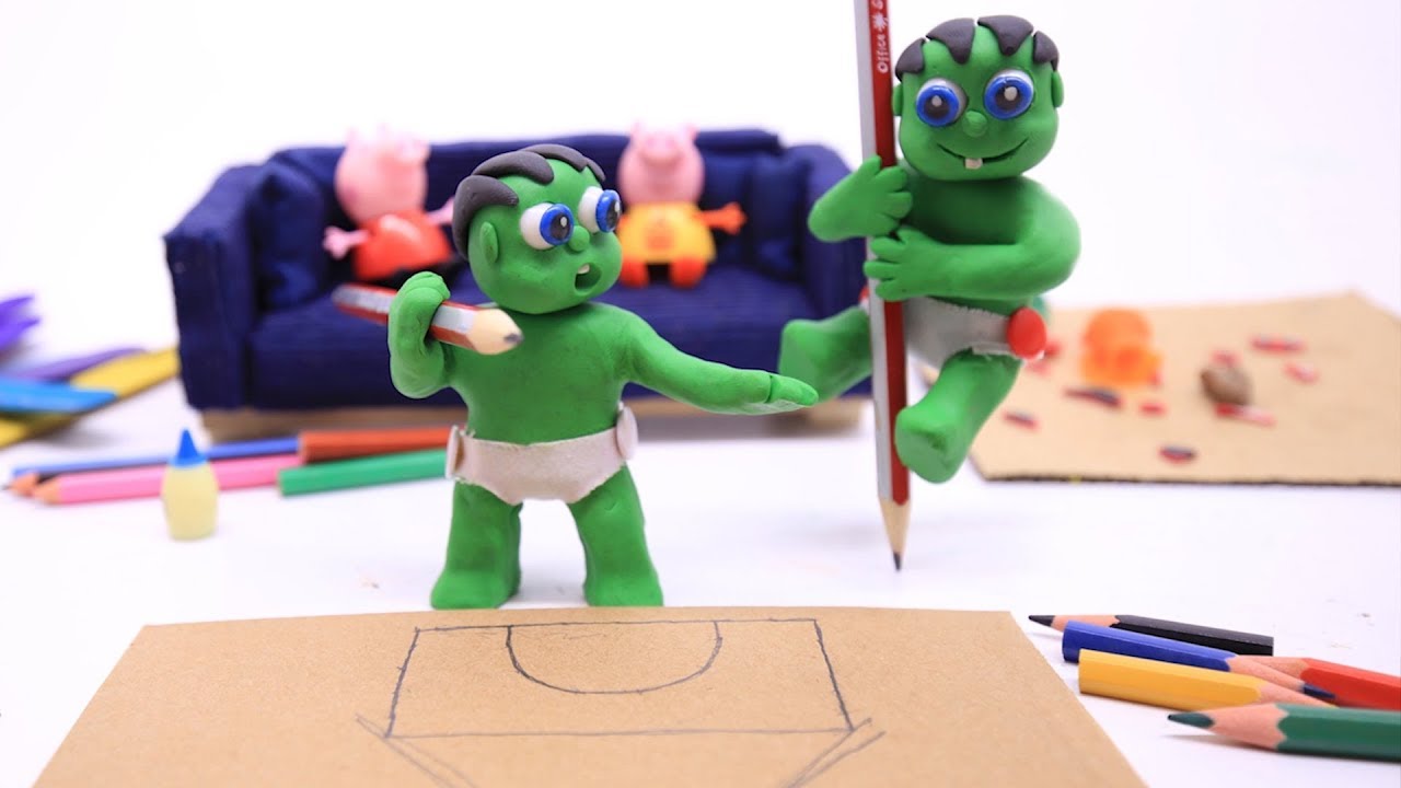 Green Baby - Episode 194 - Twins Green Babies Make Doggy House - Stop ...