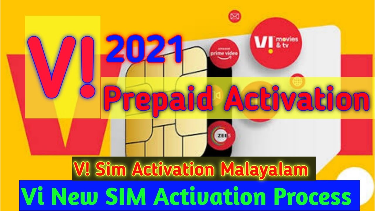 How to Activate Vi Sim Card in Malayalam 2021| Vi sim Activation New ...