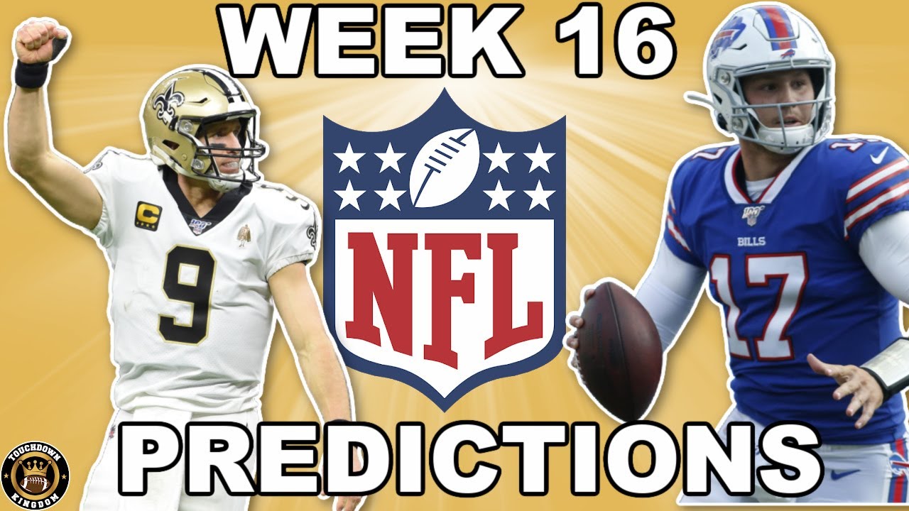 NFL WEEK 16 PREDICTIONS 2020 - YouTube