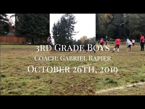 STCA Soccer - 3rd Grade Boys - Coach Gabriel Rapier - YouTube