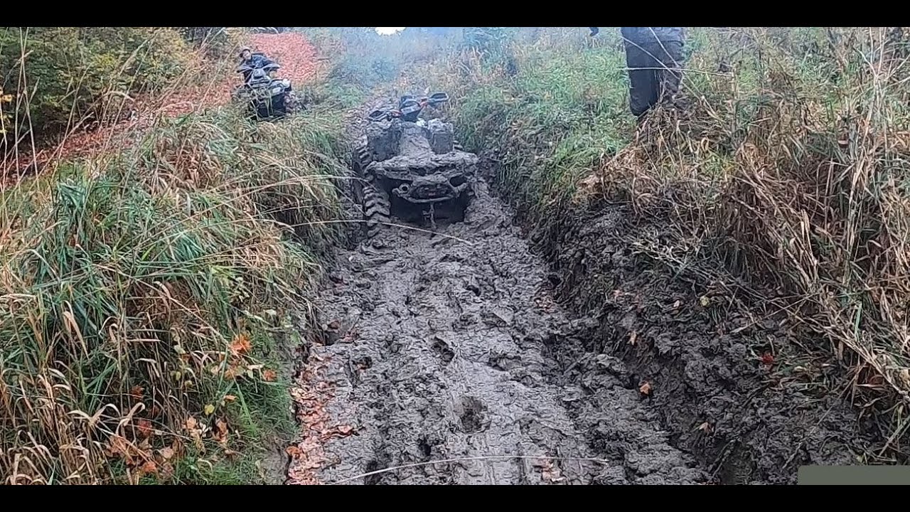 Renegade 1000, Outlander 800, Honda in the thickest mud around - YouTube