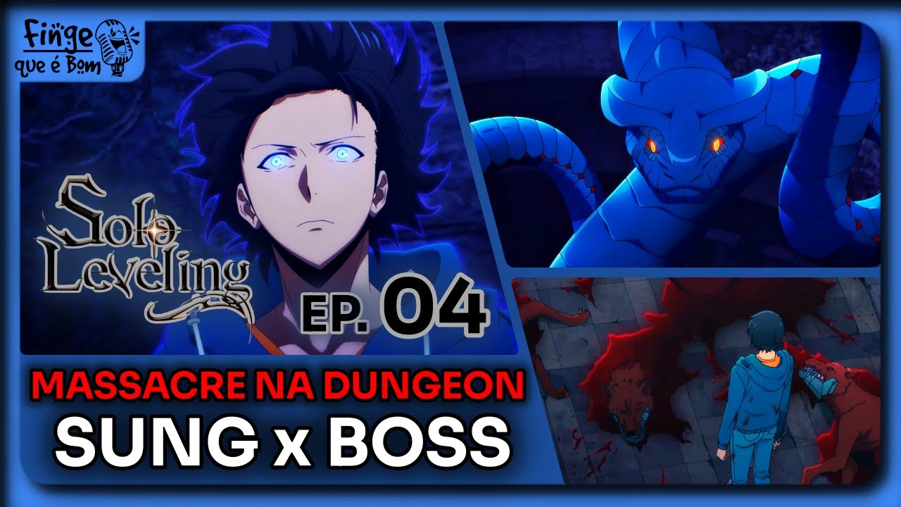 REACT SOLO LEVELING EP 04 - SUNG DERROTA BOSS DA DUNGEON - KASAKA VENOM ...