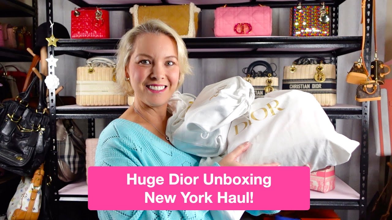 Huge Dior Unboxing- New York Haul - YouTube