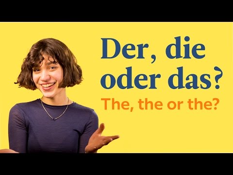 Der, die oder das | Deutsche Artikel | Deutsch in 60 Sekunden