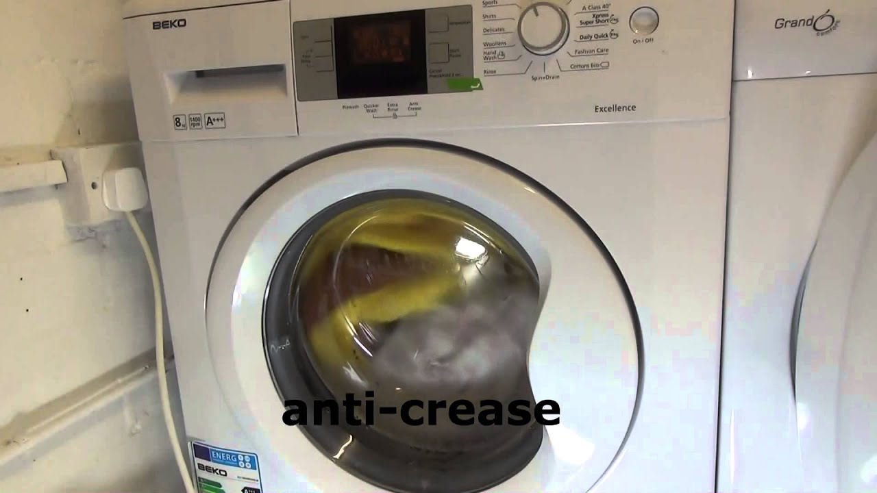 Beko Excellence WMB81445L Washing Machine : Synthetics Anti Crease ...